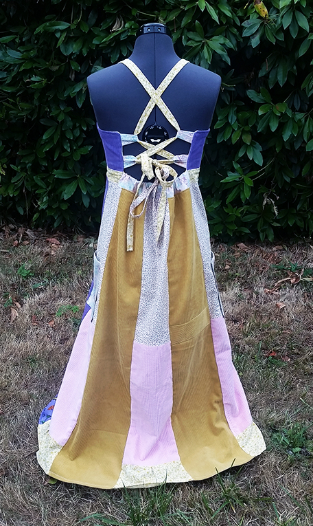 *Harmonious Threads* Handmade Patchwork Dress